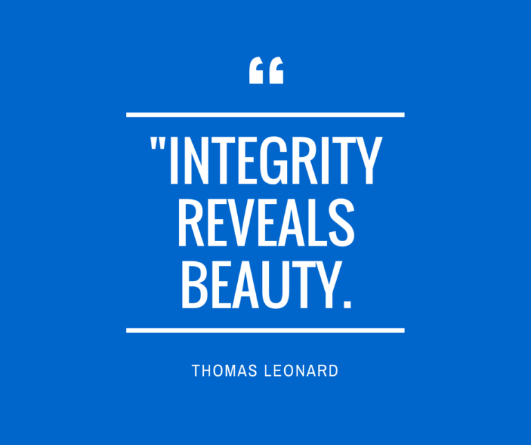 Integrity Reveals Beauty - Edward Vilga